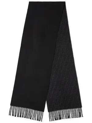 Fendi Wool And Cashmere Scarf Ff Zucca