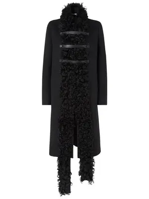 Fendi Wool And Shearling Coat