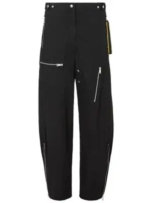 Fendi Parachute Canvas Trousers - Black