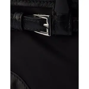 Prada Bonnie Small Re-nylon And Leather Top Handle Bag