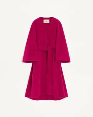 Valentino Garavani Soft Drap Coat - Raspberry