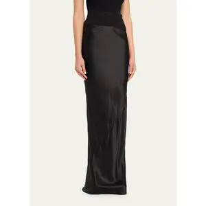Rick Owens Coda Mixed-media Maxi Skirt