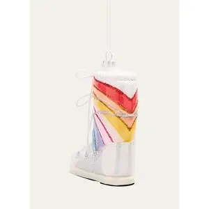 CODY FOSTER & CO Rainbow Winter Boot Christmas Ornat