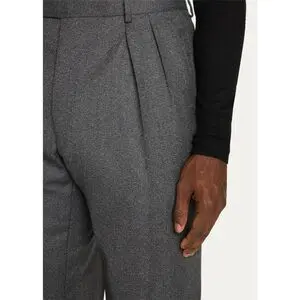 Brioni Elba Wool Flannel Double-pleated Trousers