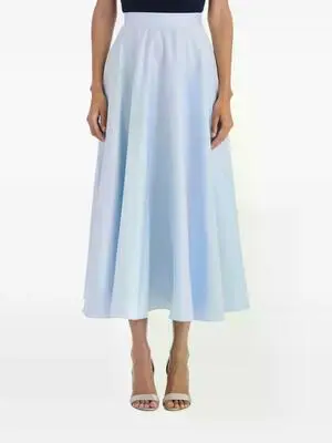 Oscar De La Renta Poplin Midi Skirt