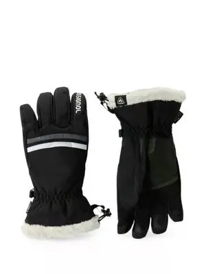 Rossignol R-shell Dry Faux-fur Trim Ski Gloves - Black