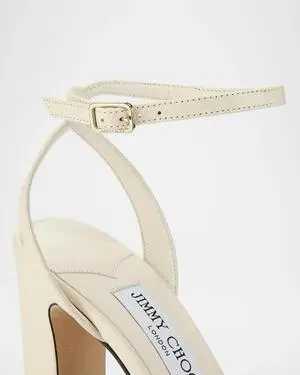 JIMMY CHOO Kove 120mm Platform Sandals - Latte
