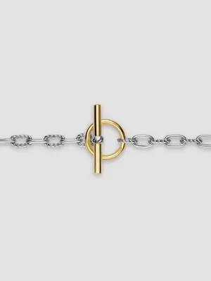 David Yurman Dy Madison Toggle Chain Bracelet In Sterling
