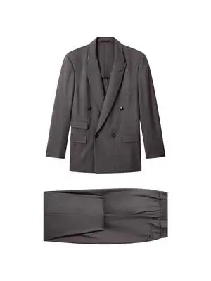 Giorgio Armani S 100% Virgin Wool Suit - Grey
