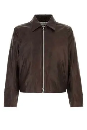 Our Legacy Bovine Leather Jacket With Cotton-viscose Lining