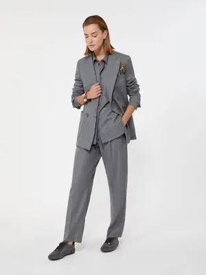 Max Mara Cashmere Foule Blazer