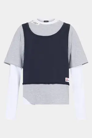 Dsquared2 Layered2 Breezy Fit T-shirt - Black