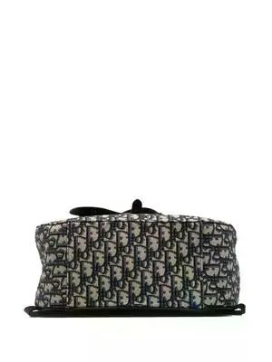 Dior 2022 Oblique Canvas Saddle Backpack