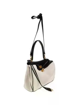 Balenciaga Rodeo Handbag Small In Beige/black