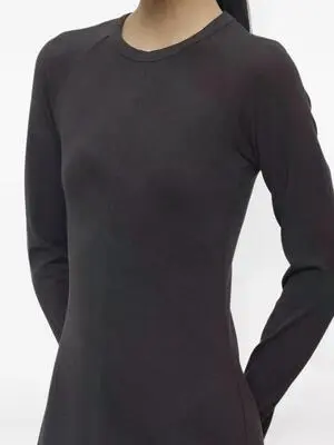 ELEH Raglan-sleeve Seam-detail Maxi Dress