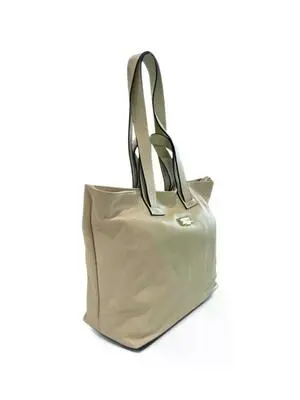 BALDININI Grained Leather Tote Bag