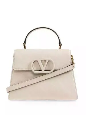 Valentino Garavani Vlogo Leather Tote Bag