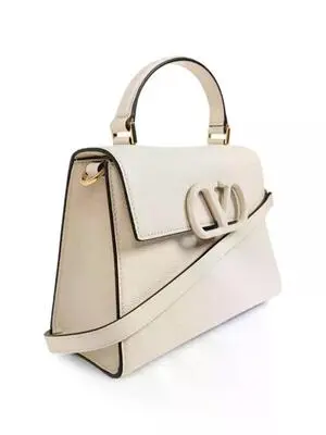 Valentino Garavani Vlogo Leather Tote Bag