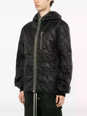 Rick Owens Quilted Hooded Jacket