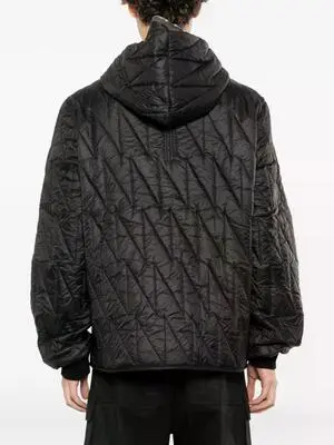 Rick Owens Quilted Hooded Jacket