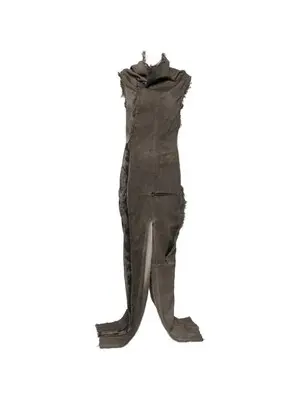 Rick Owens Distressed-effect Panelled Dress