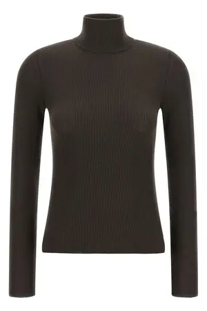 Max Mara Cavallo' Turtleneck Sweater - Brown