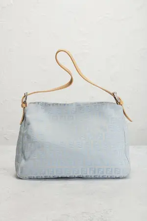 Fendi Zucchino Mama Baguette Shoulder Bag