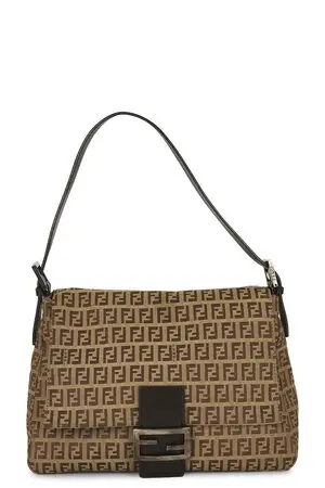 Fendi Zucchino Mama Baguette Shoulder Bag