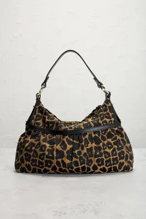 Fendi Leopard Chef Shoulder Bag