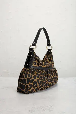 Fendi Leopard Chef Shoulder Bag