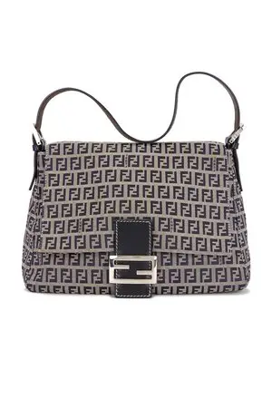 Fendi Zucchino Mama Baguette Shoulder Bag