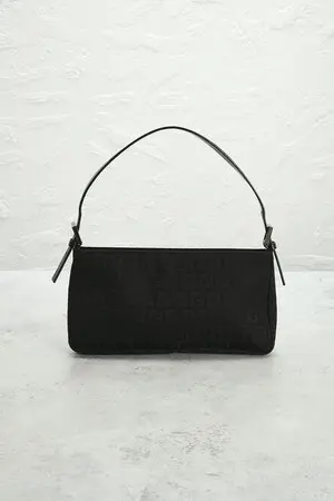 Fendi Zucchino Pochette Shoulder Bag