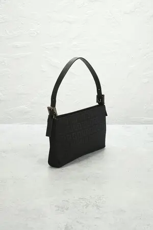 Fendi Zucchino Pochette Shoulder Bag