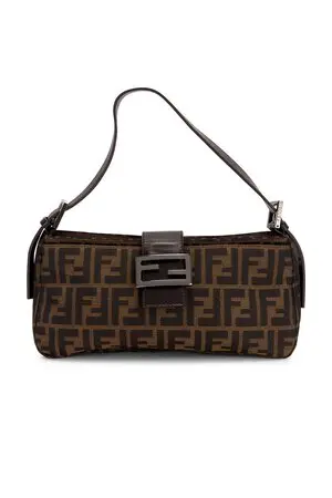 Fendi Zucca Pochette Shoulder Bag