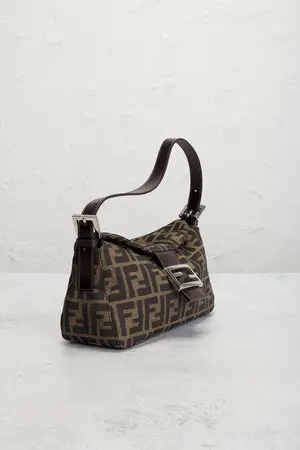 Fendi Zucca Baguette Shoulder Bag