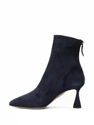 AQUAZZURA Suede Ankle Boots