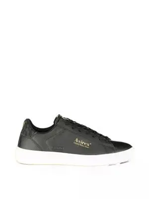 AVIREX Logo-print Sneakers - Black