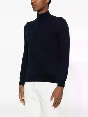 Canali Quarter-zip Cashmere Sweater