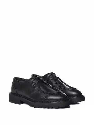 DOUCAL'S Grain-leather Lace-up Shoes