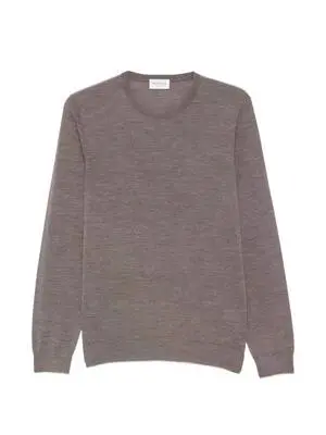 HERITAGE Crew-neck Long-sleeve Sweater - Grey