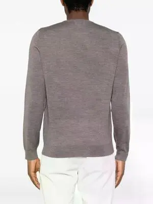 HERITAGE Crew-neck Long-sleeve Sweater - Grey