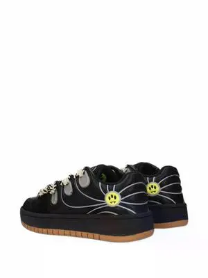 BARROW Logo-patch Panelled Sneakers