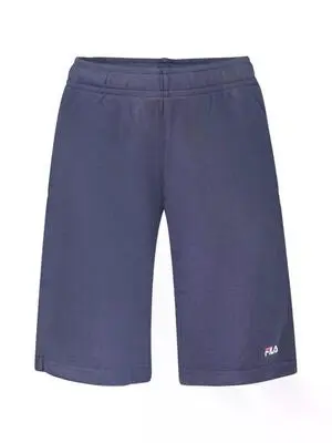 FILA Logo-print Cotton Shorts - Blue