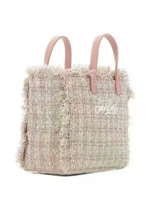 MC2 SAINT BARTH Mini Vanity Fringe-trimmed Tote Bag