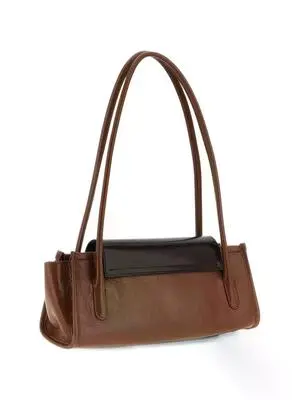 Marni And Black Leather Trunkette Bag - Brown