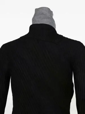 EGONLAB Asymmetrical Ribbed Sweater