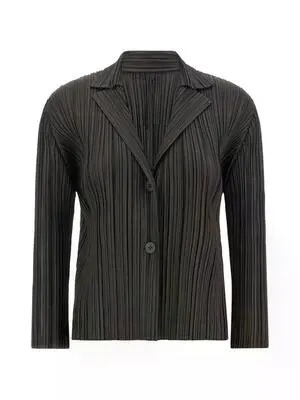 Issey Miyake Heavy Pleated Blazer - Grey