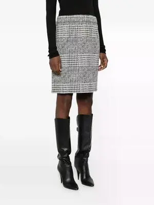 BETTY BARCLAY Houndstooth-pattern Mini Skirt