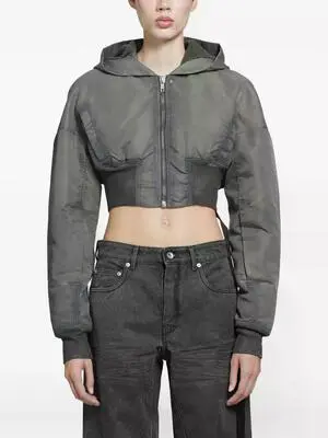 Rick Owens Hooded Cropped Jacket