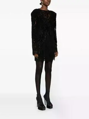 ANIYE BY Lace-overlay Belted Mini Dress